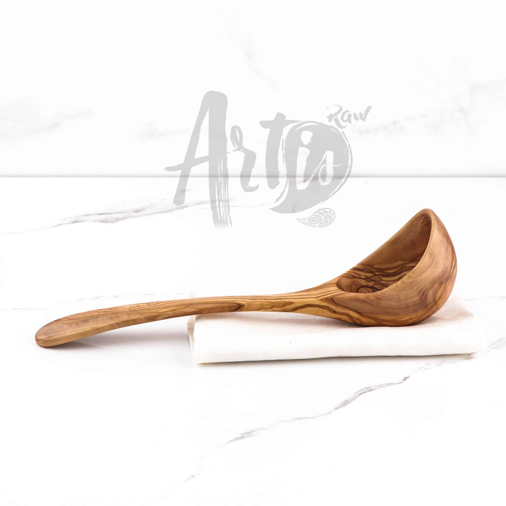 Handmade Wooden Ladle Spoon Set of 3 - Artisraw