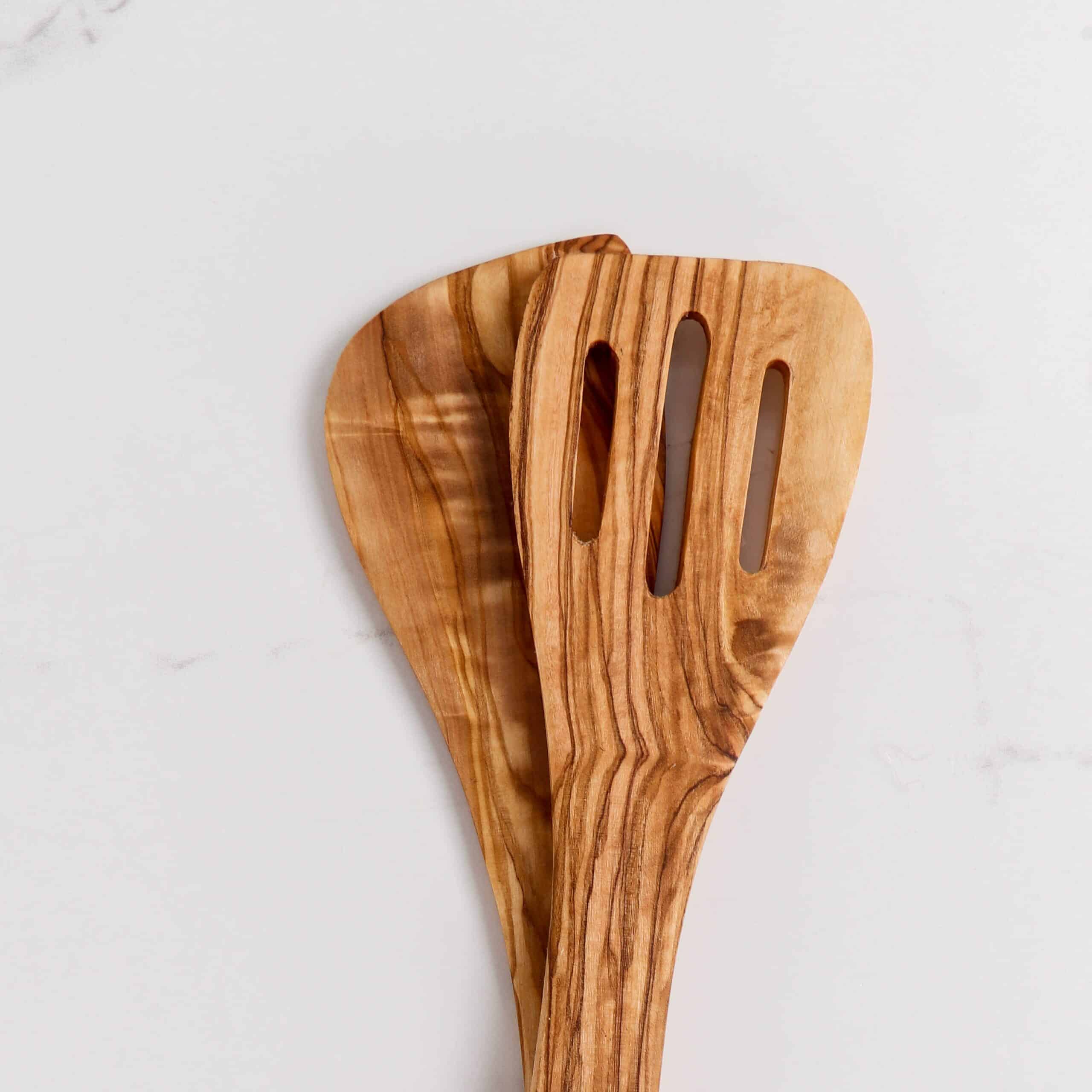 Slotted Spatula Handmade form Olive Wood, Wooden Spatula - Artisraw