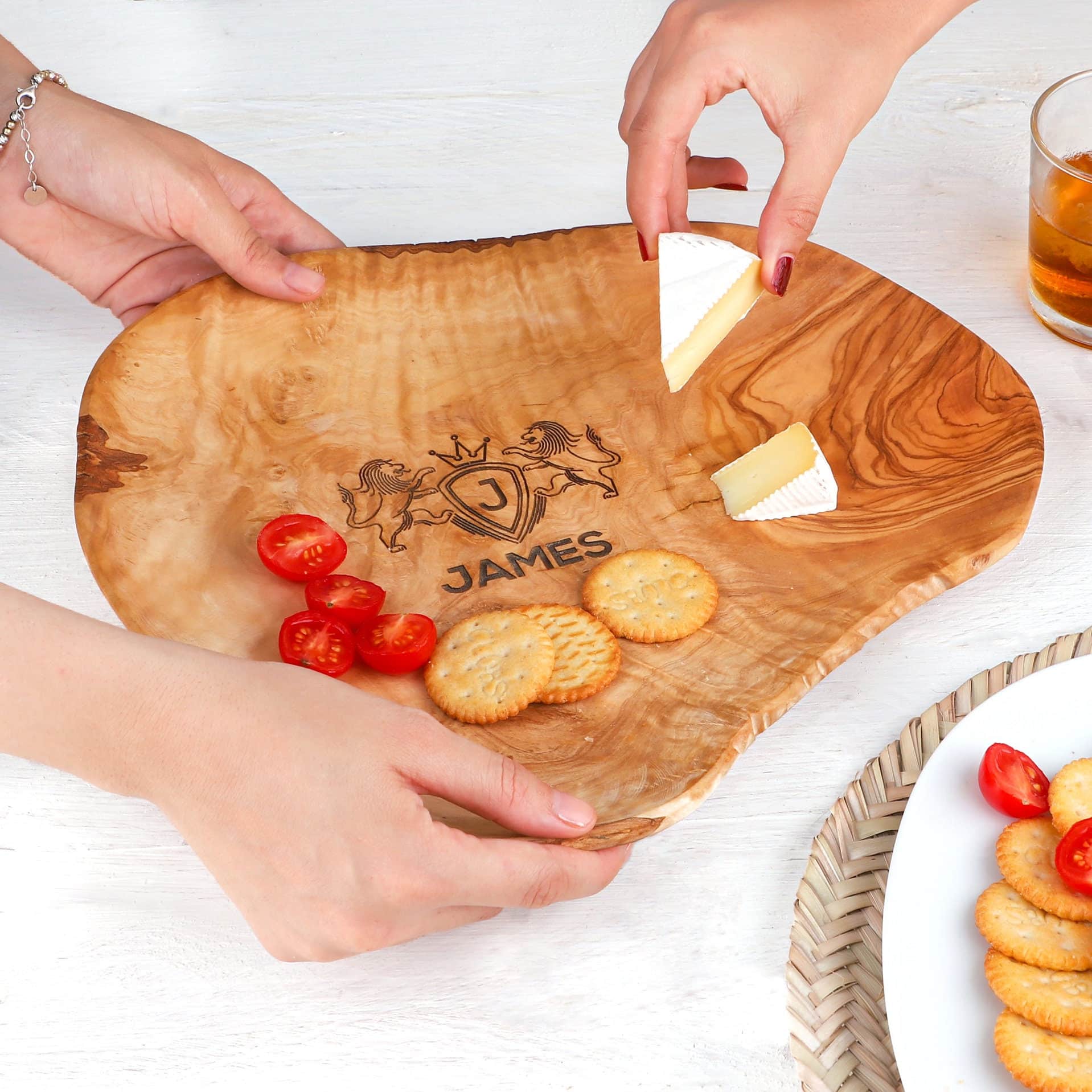Handmade Wooden Serving Platter - Artisraw