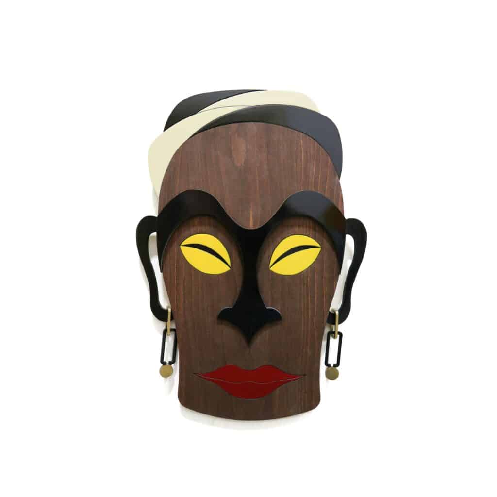 African Hanging Wall Mask - Artisraw