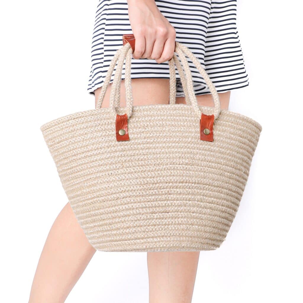 Straw Bag Handmade. Elegant Woven Bag - Artisraw