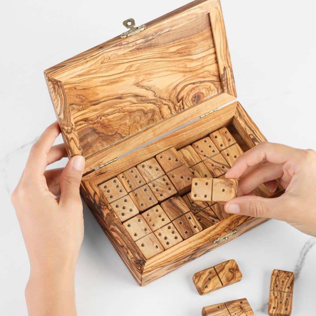 Professional Wooden Domino Set - Artisraw