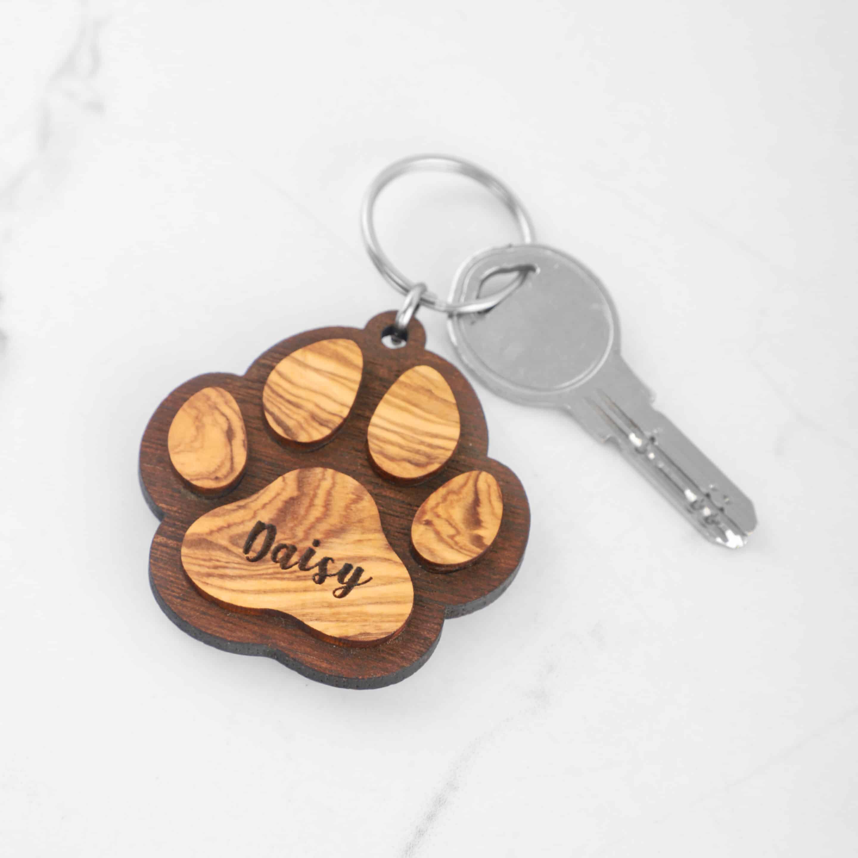 PAW PRINT KEYCHAIN - Artisraw